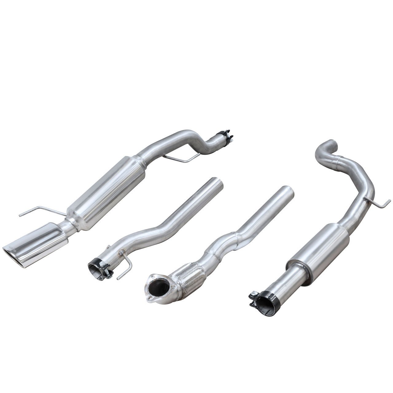 Vauxhall Corsa E 1.0 Turbo (15-19) Cat Back Performance Exhaust ...