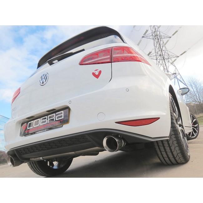 VW Golf GTD (Mk7.5) 2.0 TDI (5G) (17-20) GTI Style Rear Exhaust ...