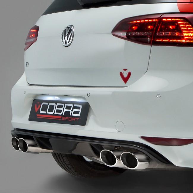 VW Golf R (Mk7) 2.0 TSI (5G) (12-18) Cat Back Performance Exhaust ...
